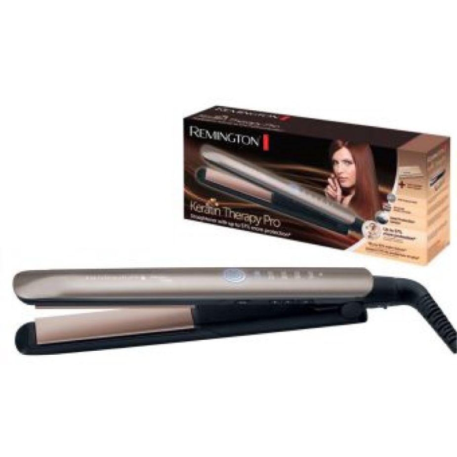 Plancha Remington Therapy con Keratina – Todo al pelo